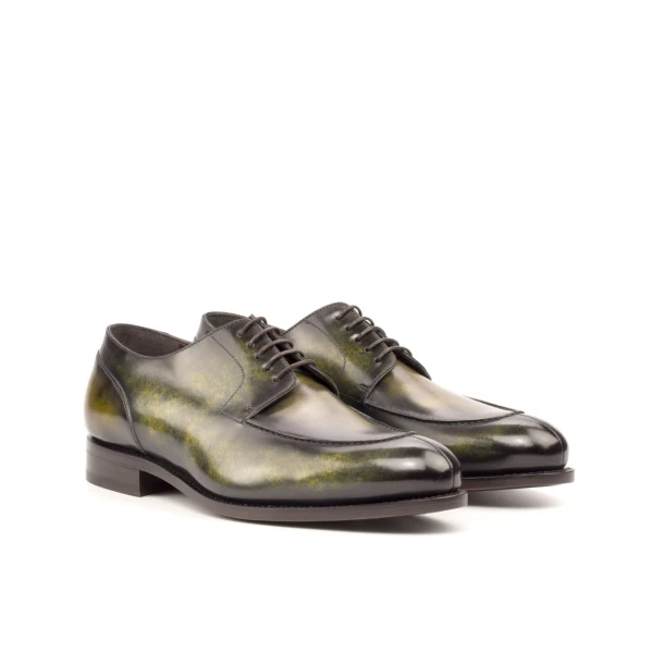 Hand Made Patina Derby Split Toe Shoe | Coveti