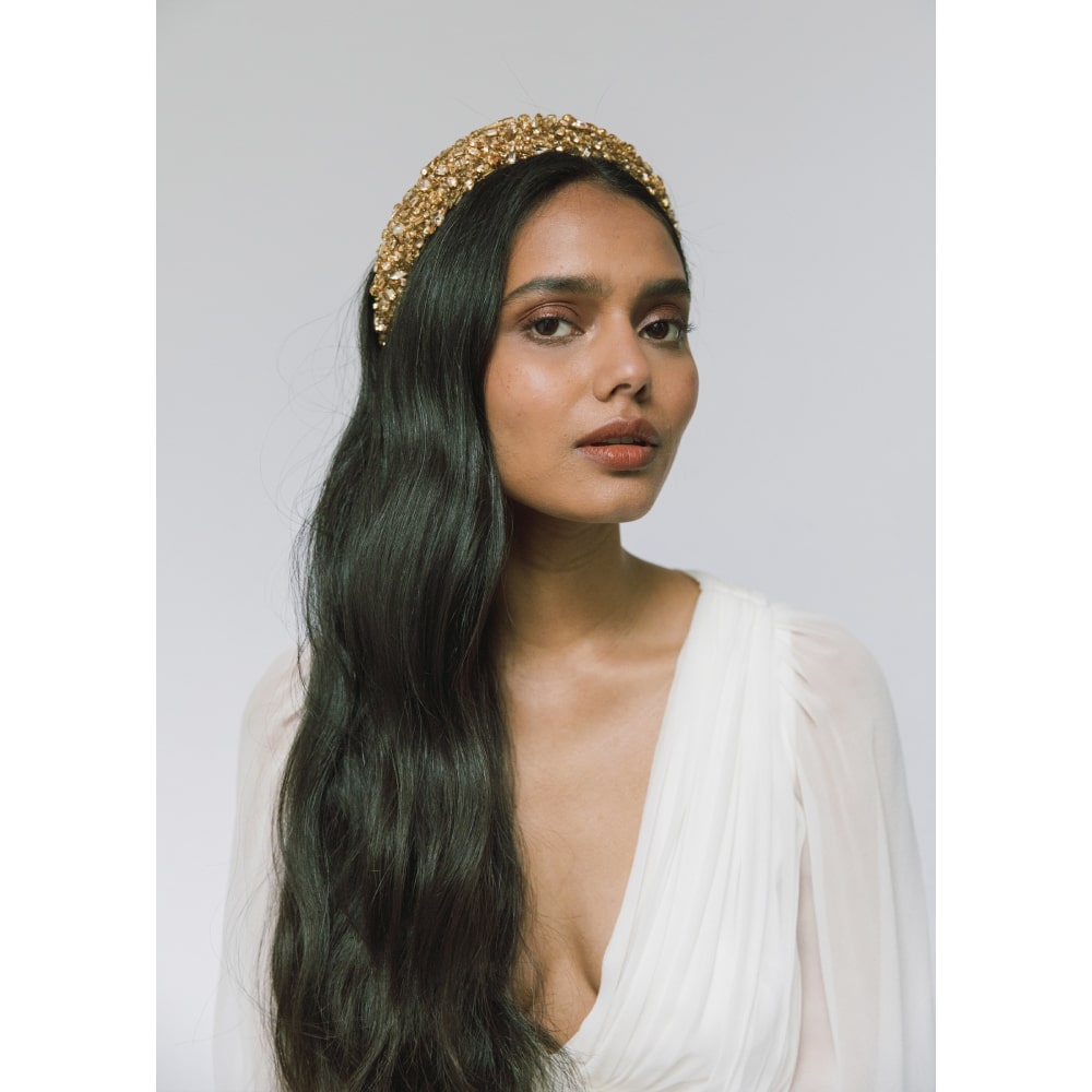 Czarina golden headband | Coveti
