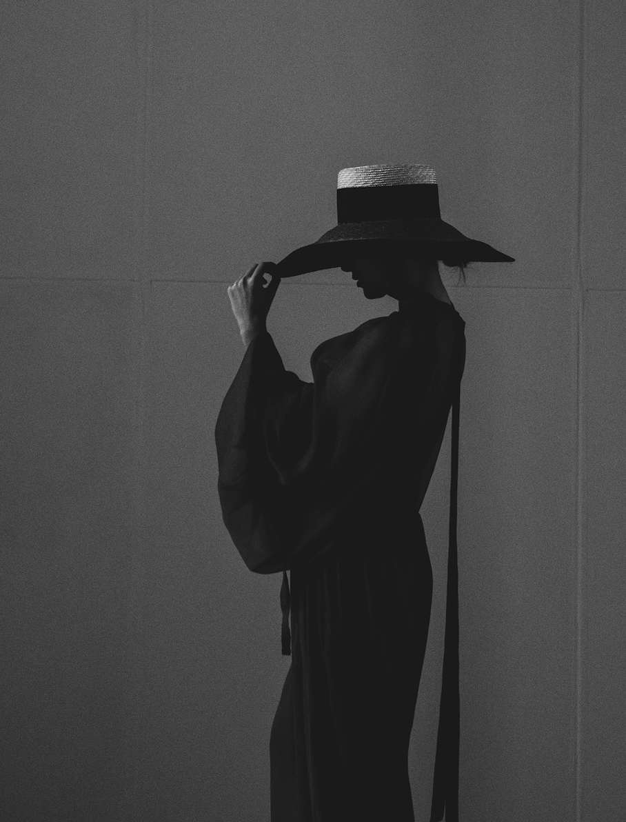 Stripes Capelina Straw Hat | Coveti
