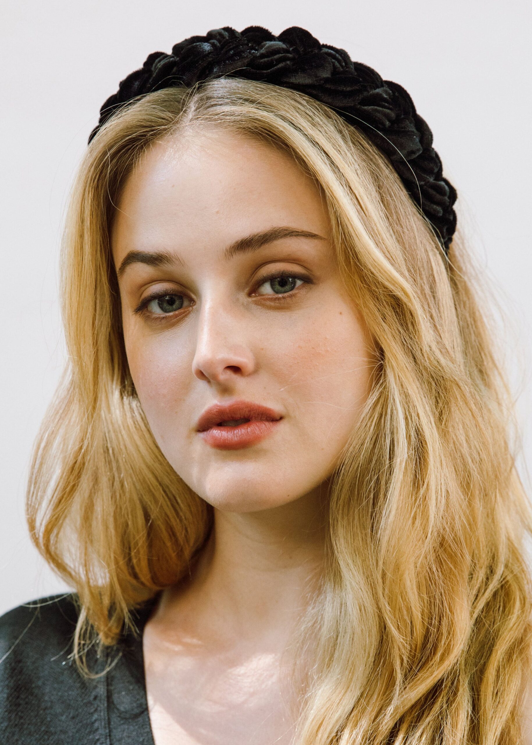 Jennifer Behr Lori Headband In Velvet | Luxury Hair Accessories ...