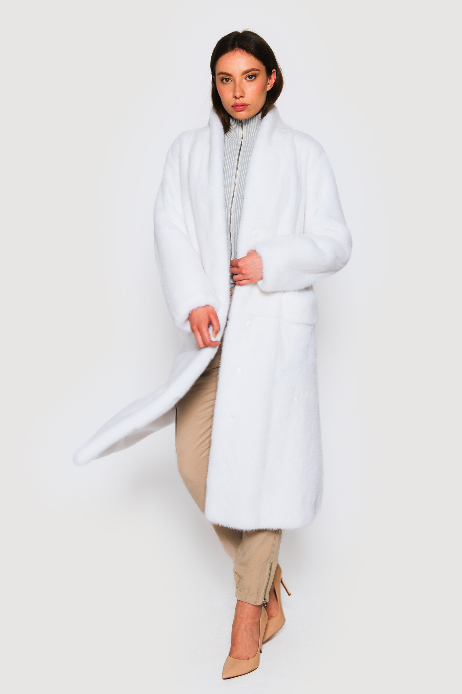 White Mink Coats | Luxury Fur Collection | Coveti