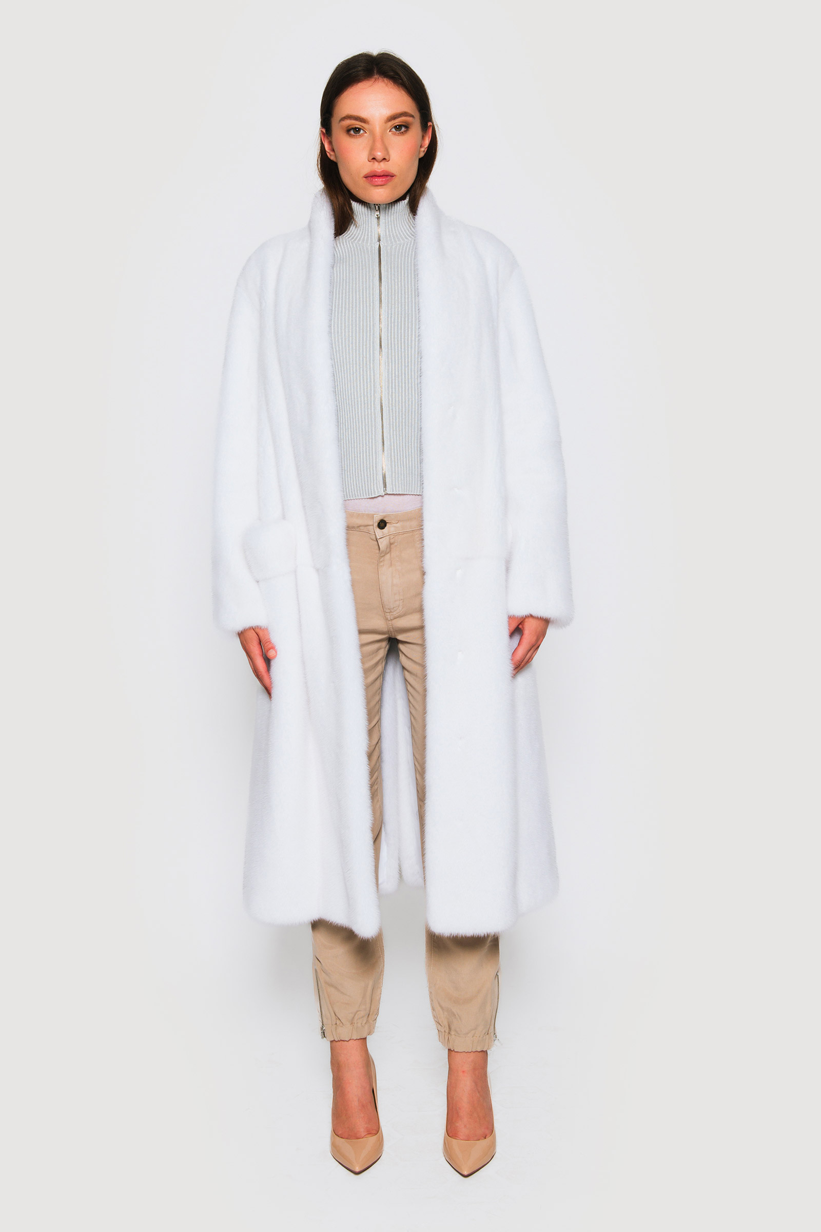 White Mink Coats | Luxury Fur Collection | Coveti