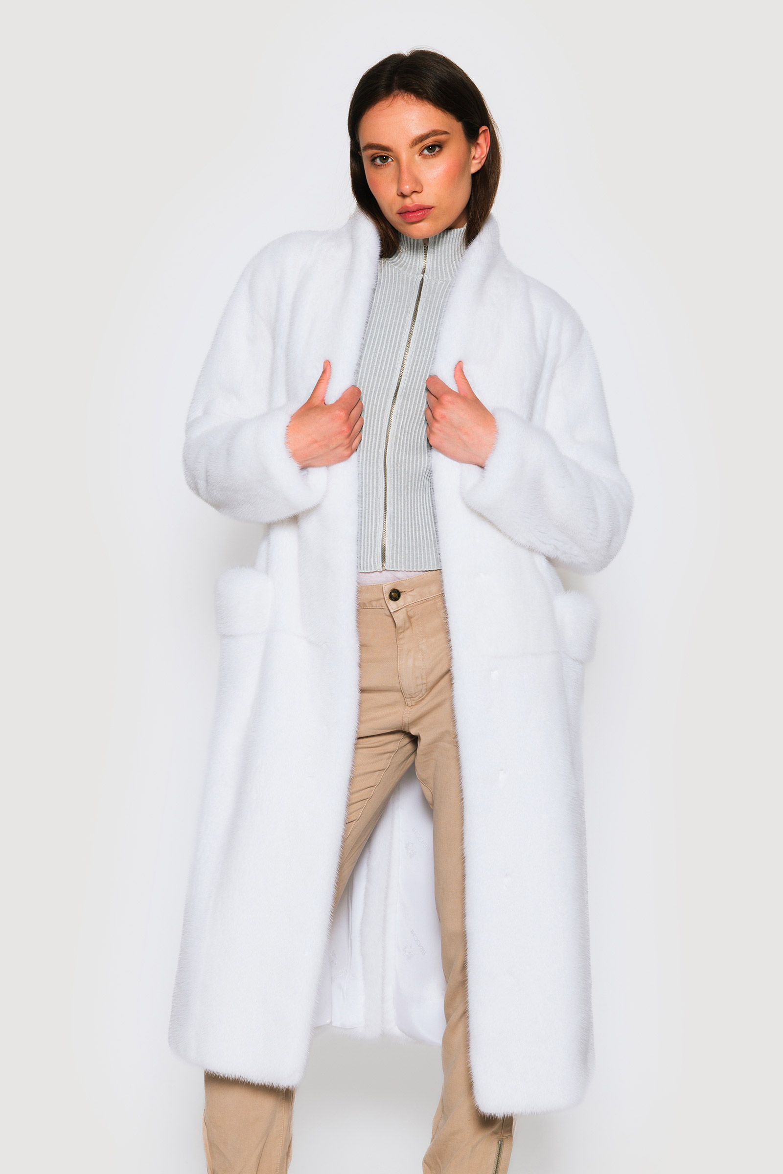 White Mink Coats | Luxury Fur Collection | Coveti