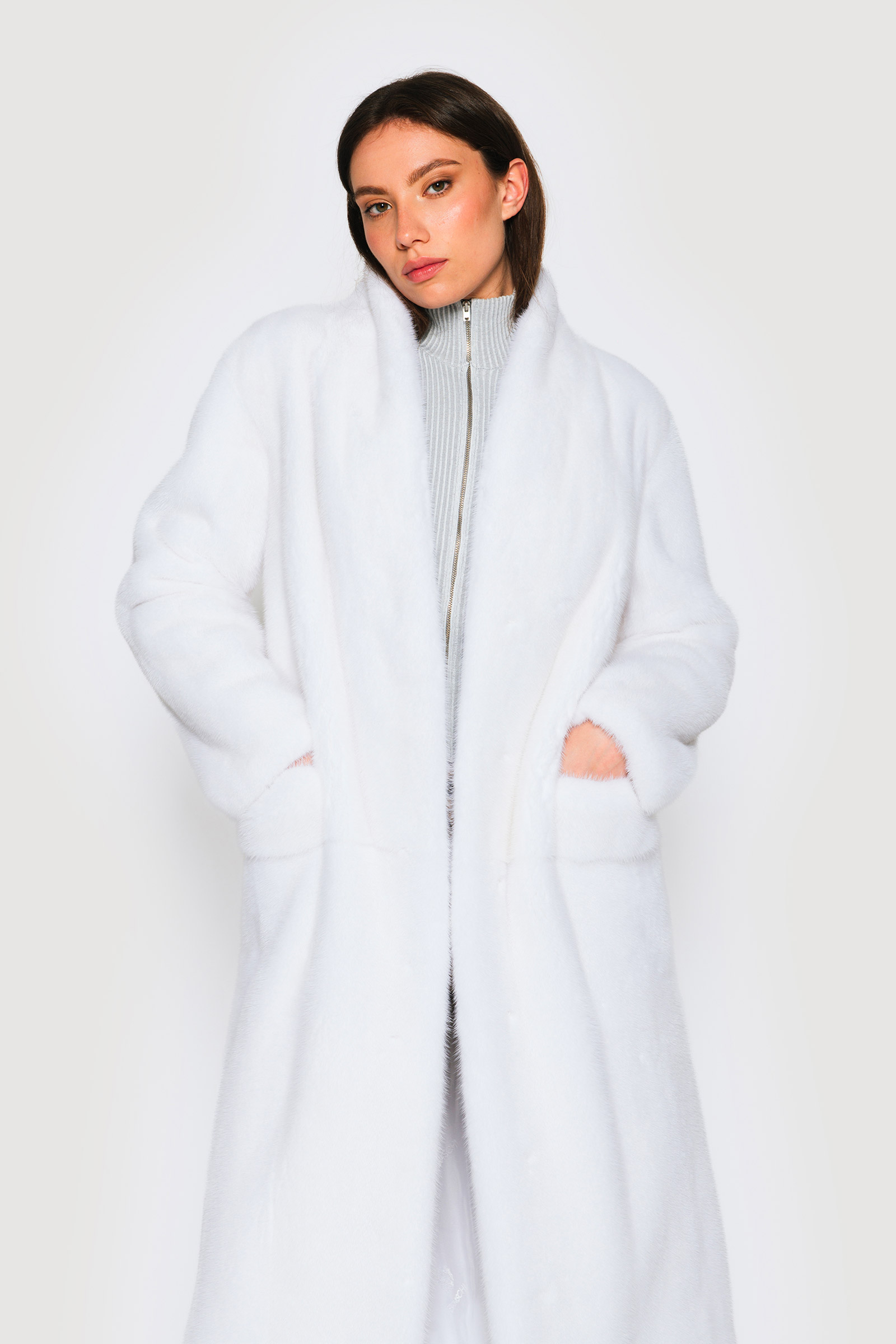 White Mink Coats | Luxury Fur Collection | Coveti