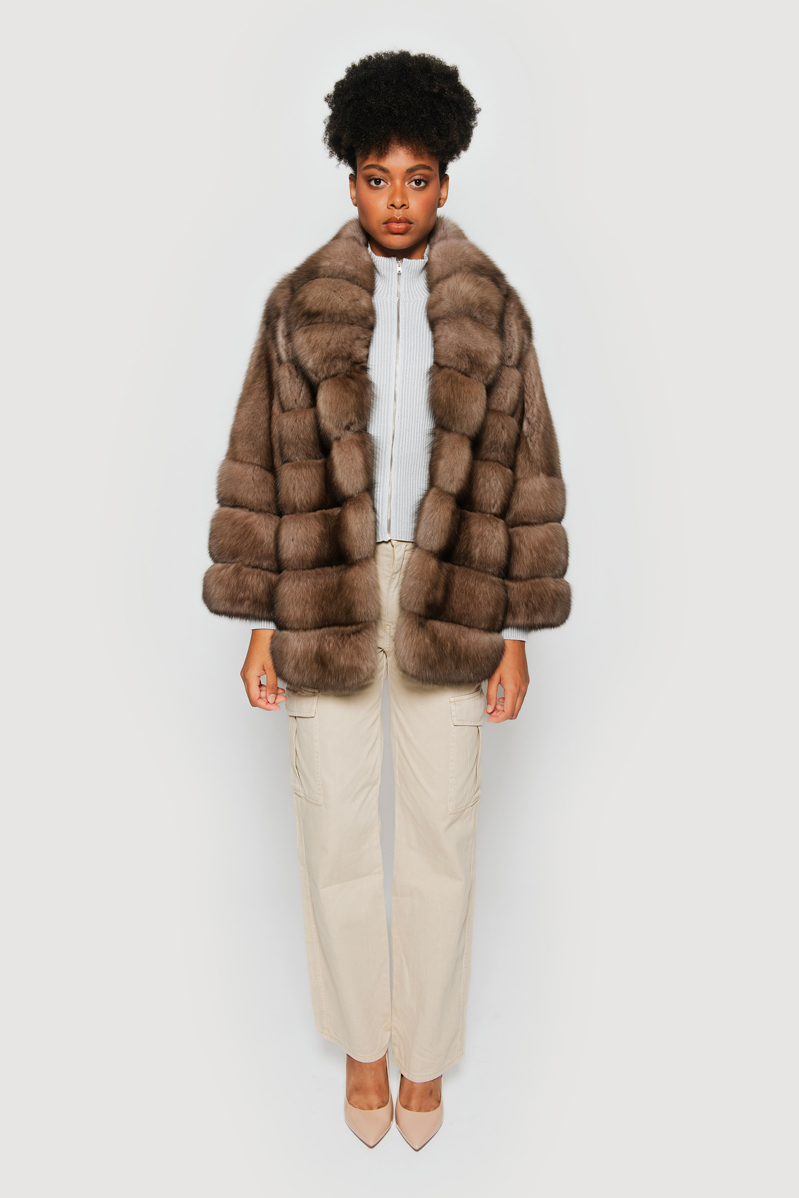 Brown Sable Coats | Luxury Fur Collection | Coveti
