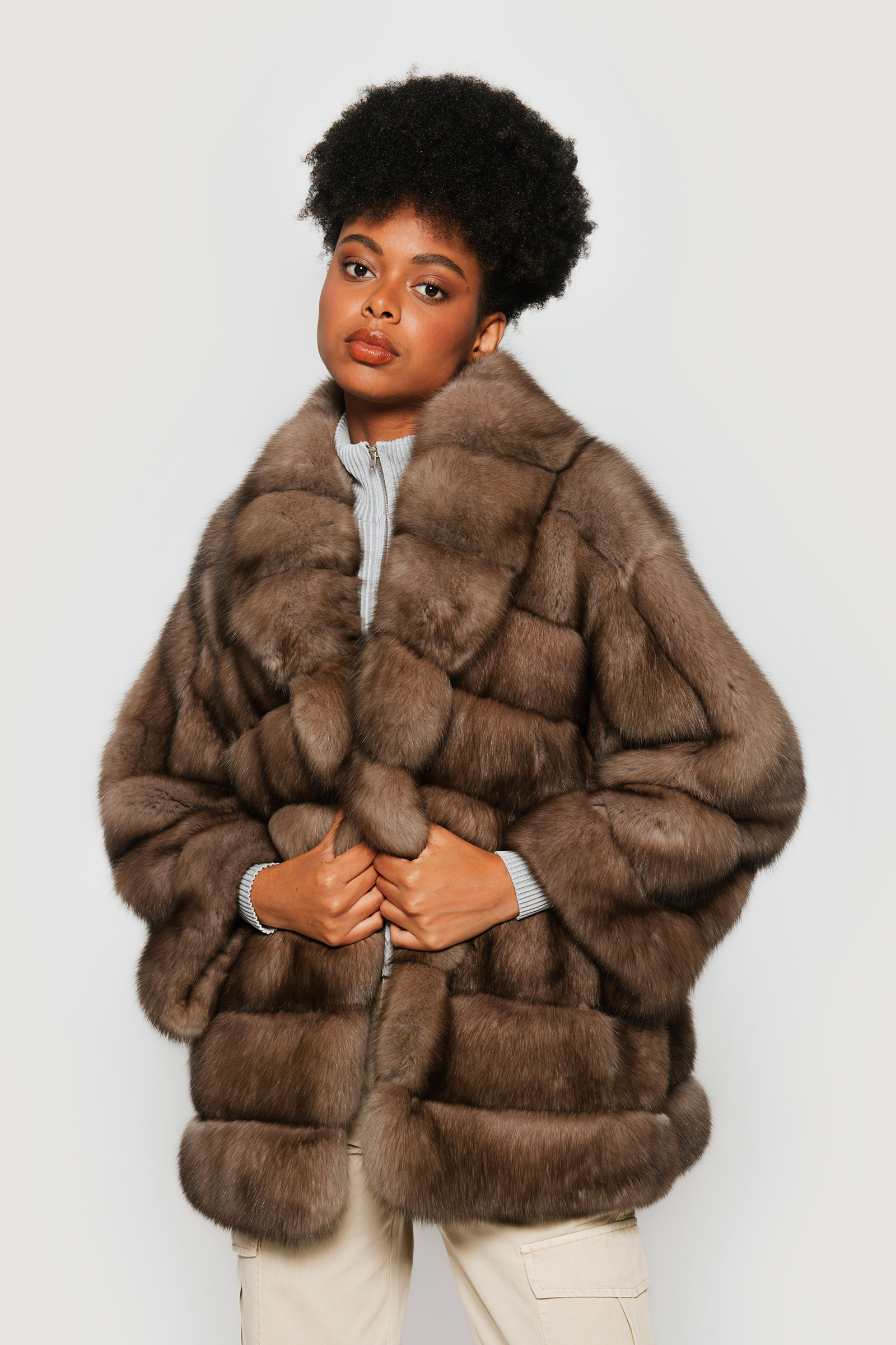 Brown Sable Coats | Luxury Fur Collection | Coveti