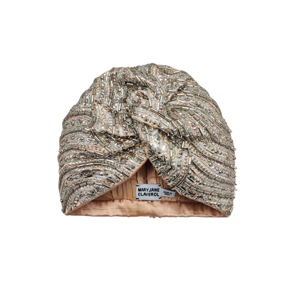 Maryjane Claverol Gamba pearl embellished-embellished turban | Luxury ...