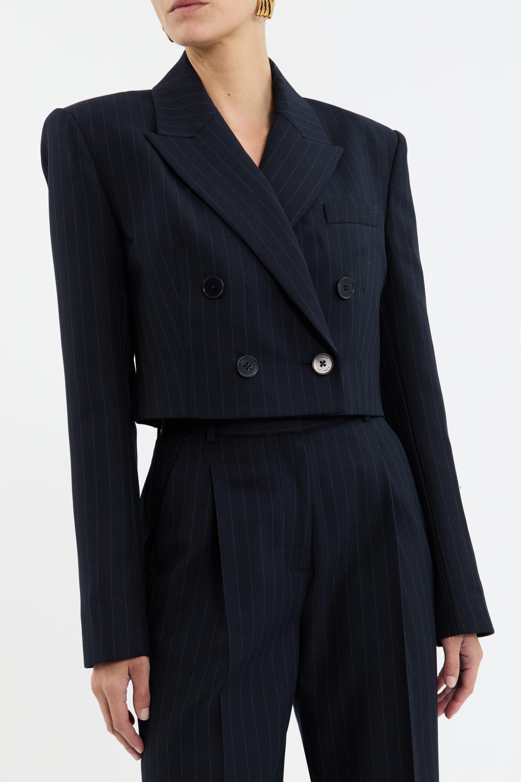 Rebecca Vallance Black Jackets | Designer Collection | Coveti