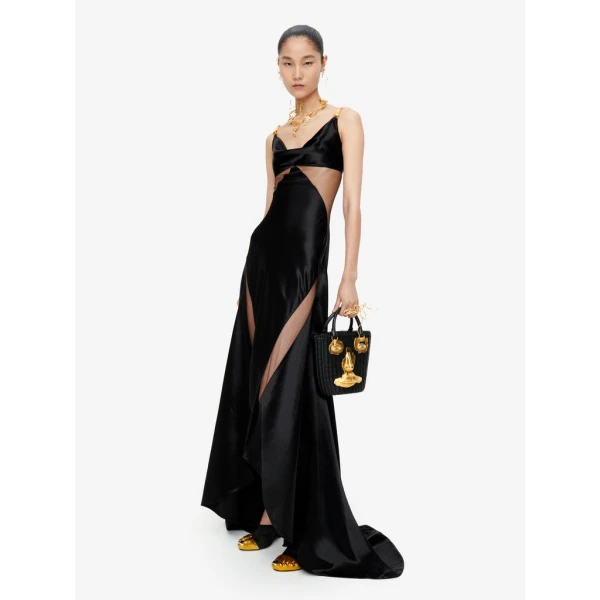 Bias Cut Jewelled Straps Slip Dress by Schiaparelli | Schiaparelli ...