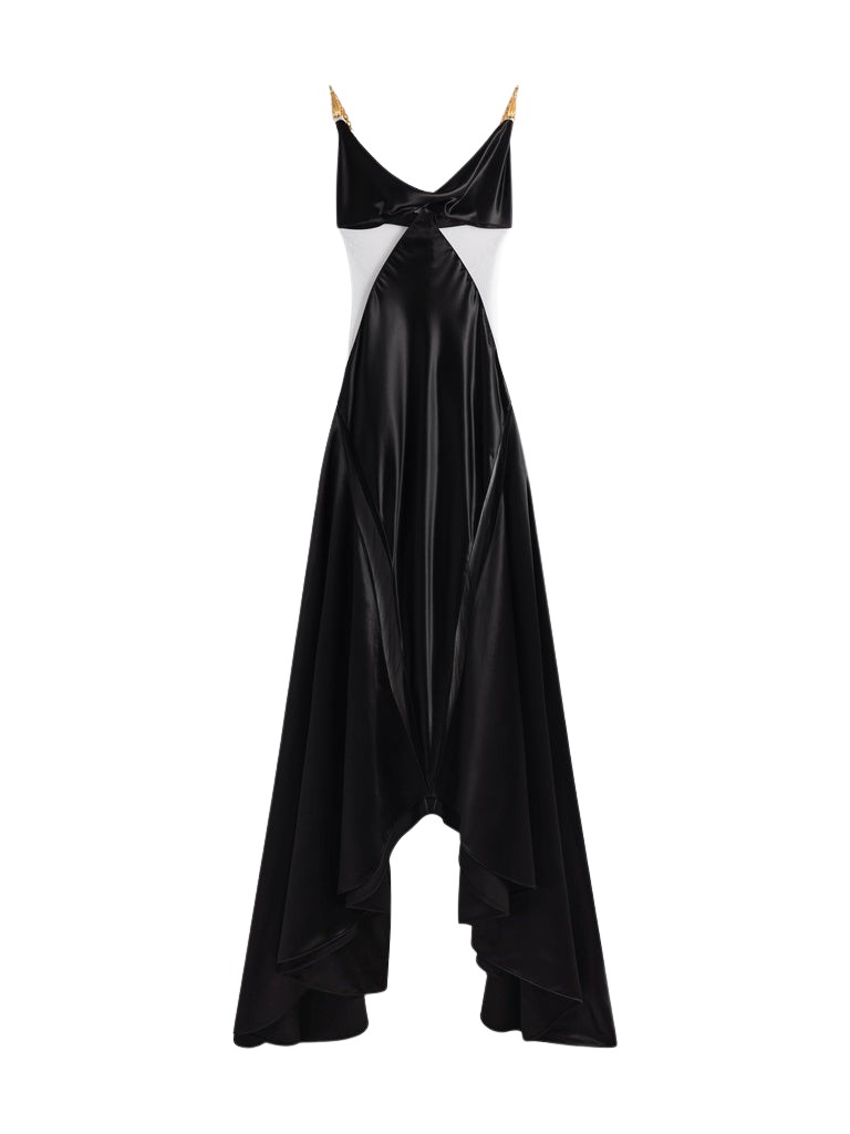 Bias Cut Jewelled Straps Slip Dress by Schiaparelli | Schiaparelli ...